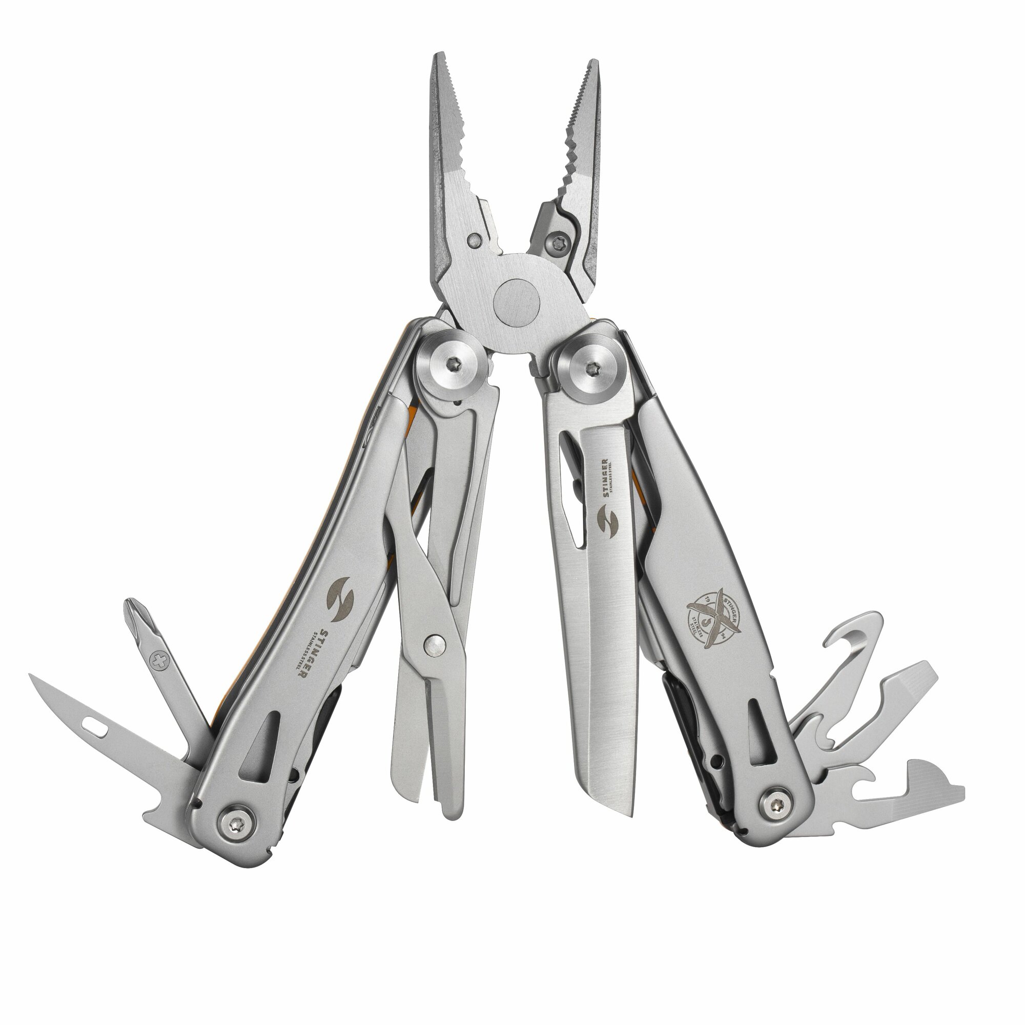 Мультитул Stinger, 14 функций, оранжевый