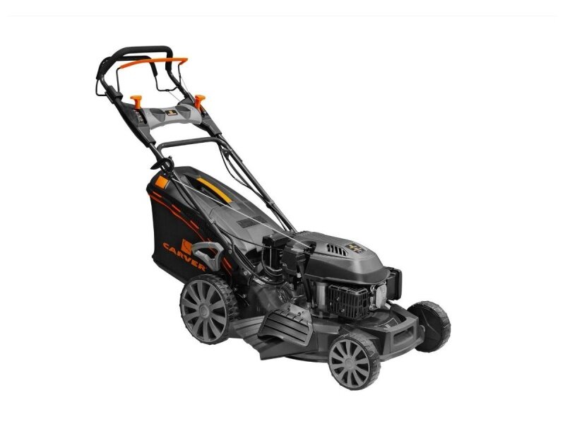 Газонокосилка бенз. CARVER LMG-3653DMSE-VS (3,6кВт, Ш-51см, 8"/11", 65л, мульч,4скор, б/выбр, эл/ст)
