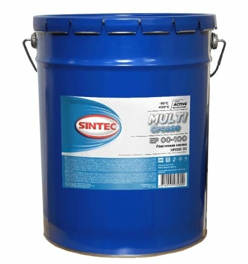 Смазка SINTEC MULTI GREASE EP 00-100 (17кг) металл