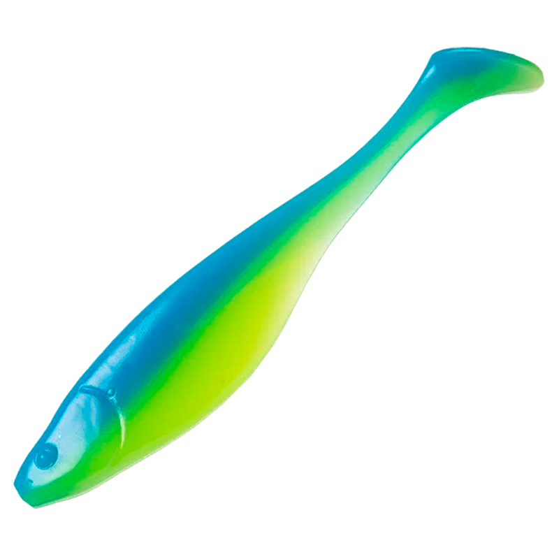 Приманка силиконовая Narval Commander Shad #016-Blue Mint - в упаковке 3 шт, размер 6.3" (16 см)