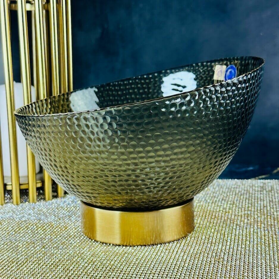 Фруктовница Lenardi 23см, стекло