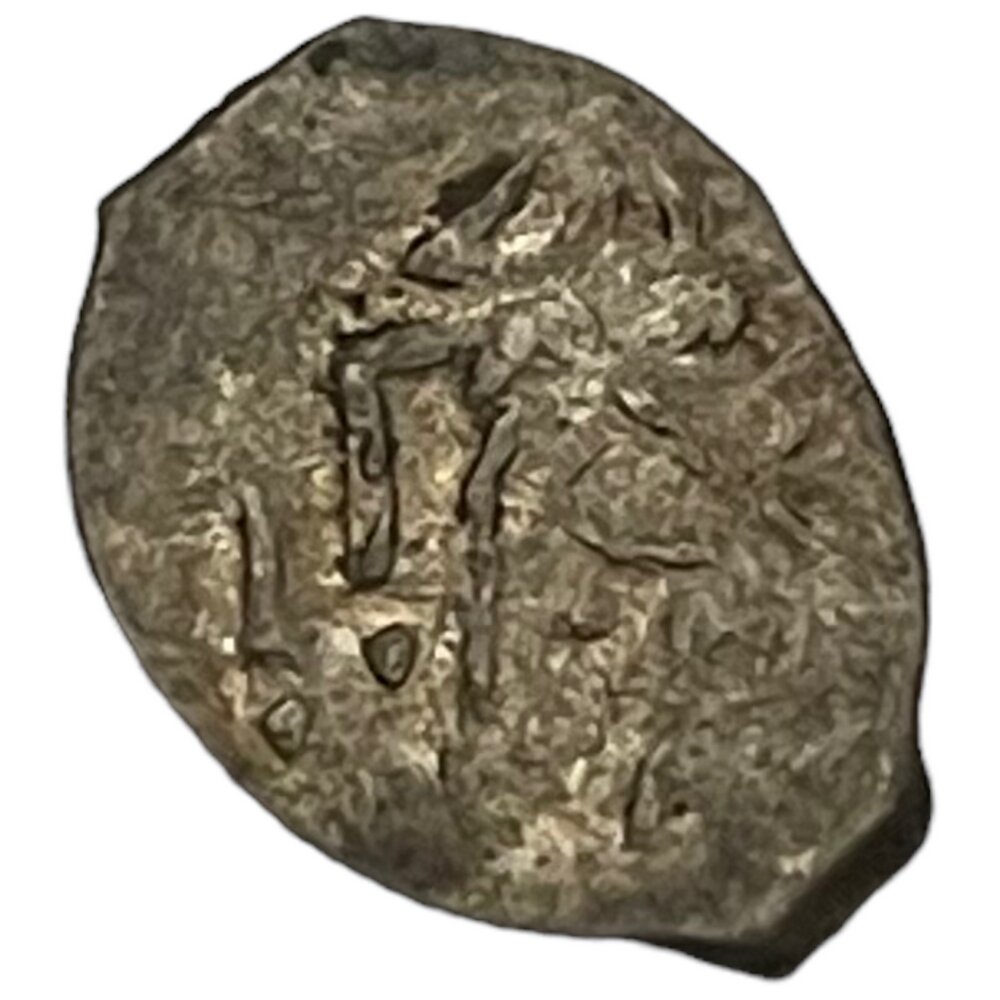 Великое княжество Московское (Василий II Тёмный) 1 деньга 1435-1445 гг. (Лот №8)