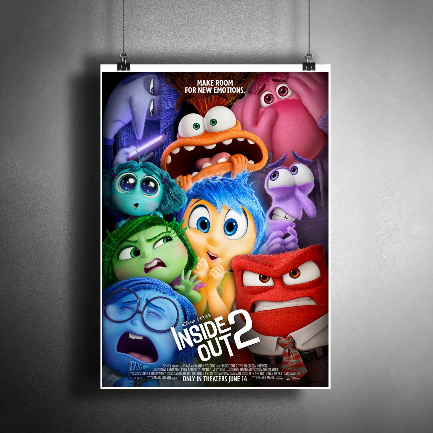 Постер плакат для интерьера " Головоломка 2" / Декор дома, офиса, комнаты, квартиры, детской A3 (297 x 420 мм)