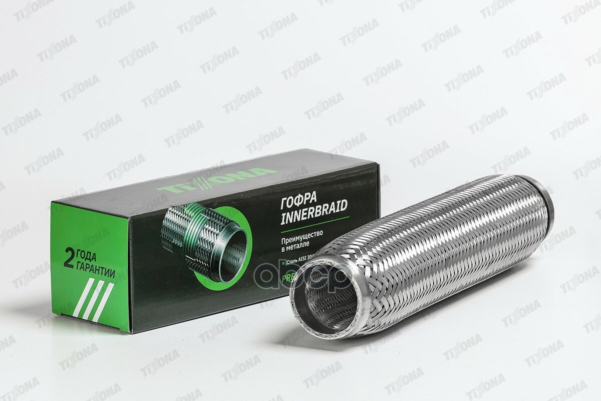 Труба гофрированная (сталь 304 трехслойная) 50/320 50320 Tixona арт. 50320
