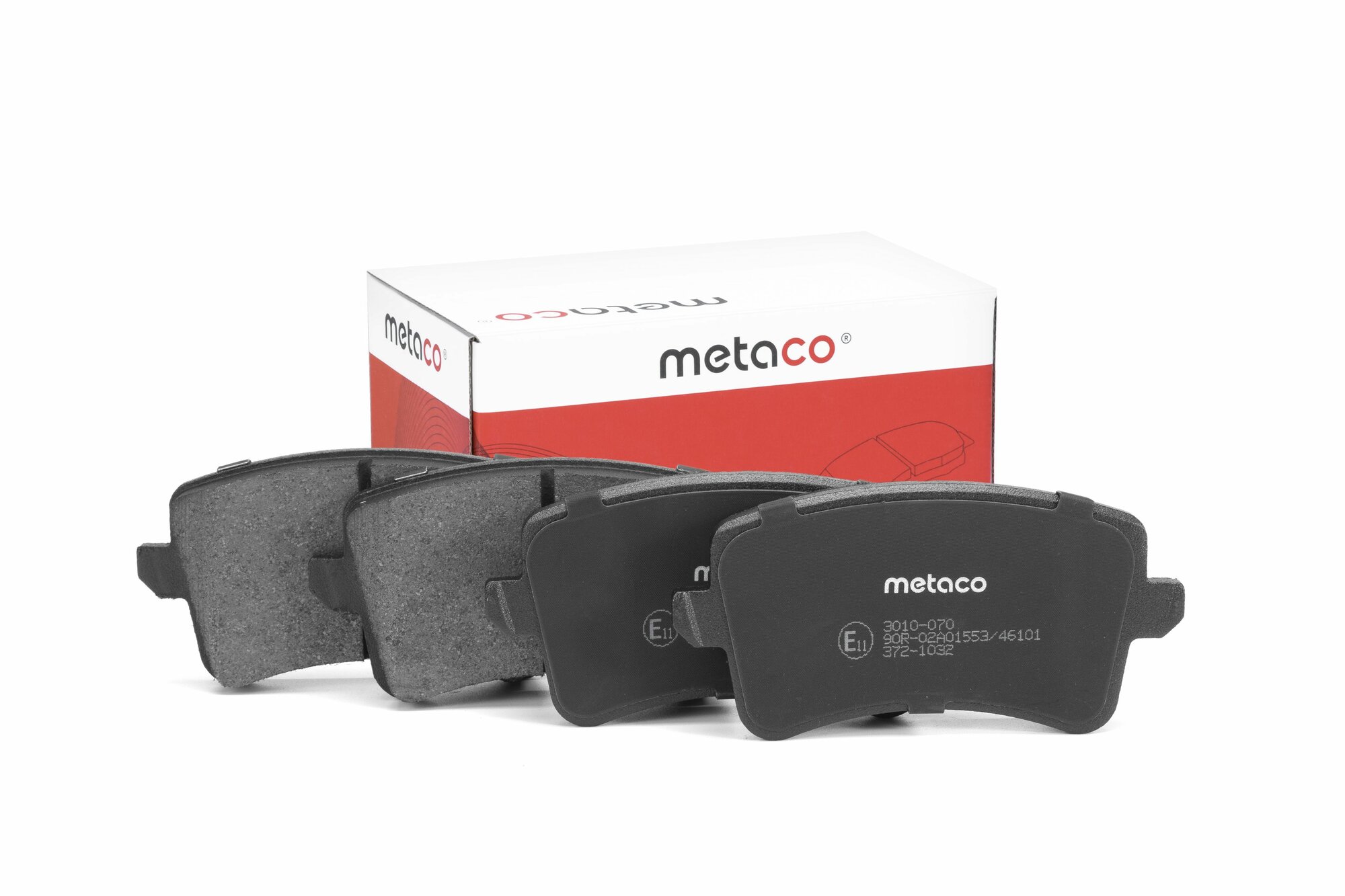 Колодки тормозные дисковые METACO арт. 3010070