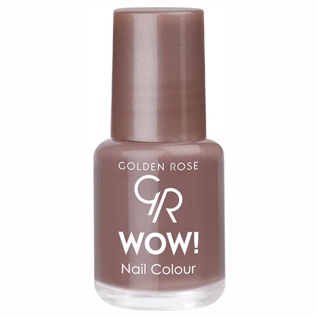 Лак для ногтей Golden Rose WOW, тон 045 молочный шоколад перламутр