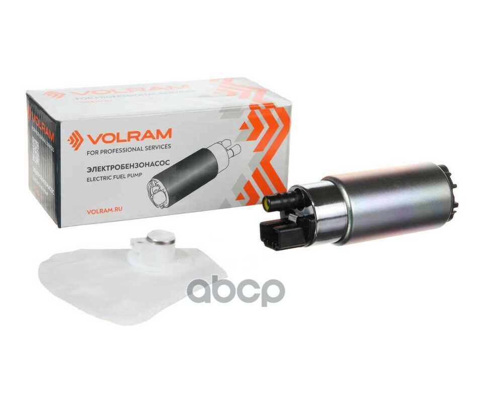 Насос топливный (мотор) ВАЗ-2112, LADA приора, калина, гранта, 110 л/ч, с фильтром VOLRAM арт. VR22114