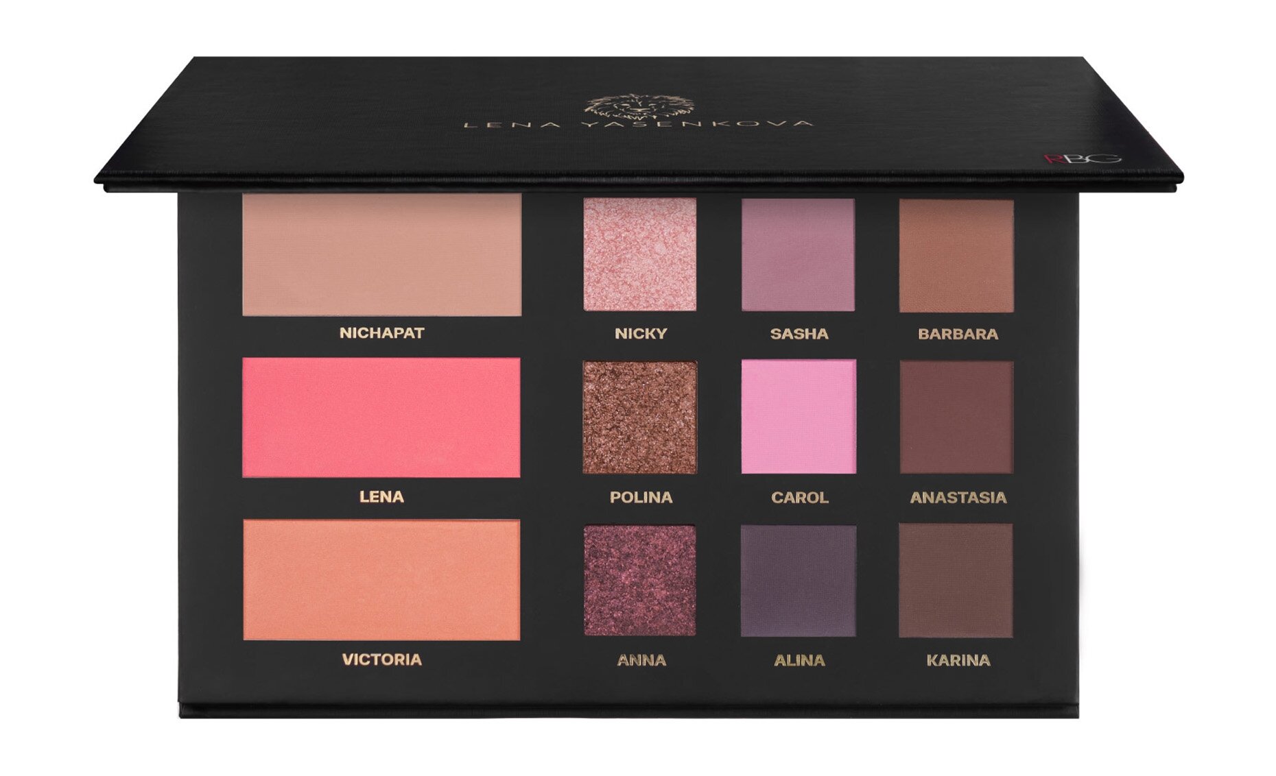 RUSSIAN BEAUTY GURU Палетка для макияжа №2 от Лены Ясенковой уневерсальная
