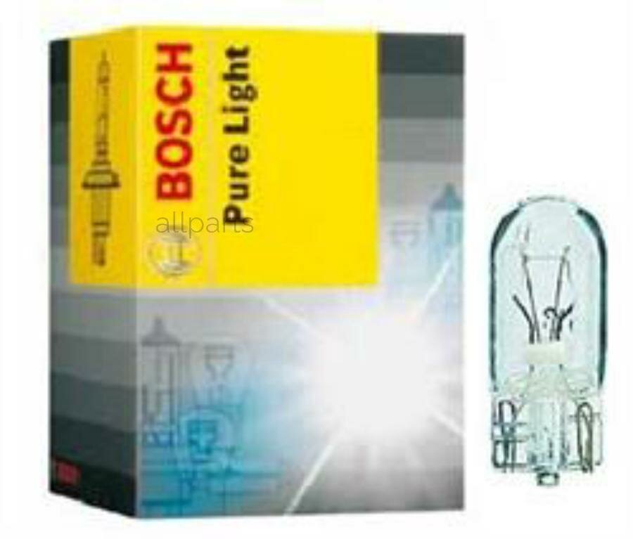 BOSCH 1 987 302 206 Лампа 12V W5W 5W BOSCH 1 шт. картон 1 987 302 206