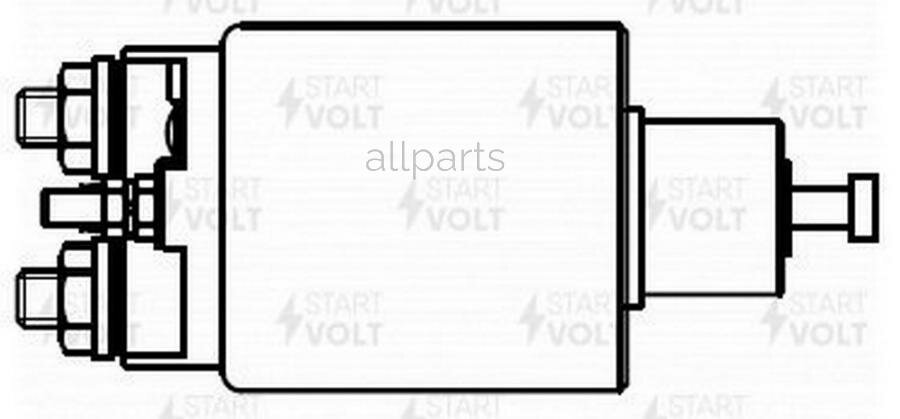 STARTVOLT VSR 1504 Реле втягивающее стартера для а/м Opel Astra G (98-)/Vectra B (95-) 1.6i STARTVOLT VSR 1504