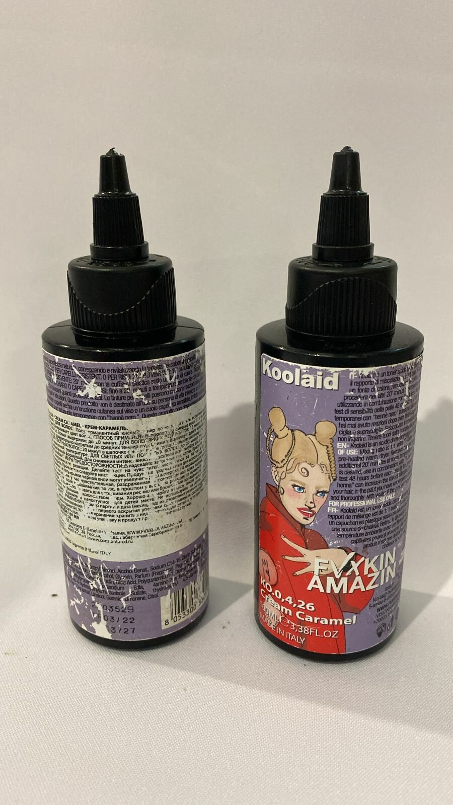 0.4.26 тонер KOOLAID для волос Крем-карамель 100 мл FVXKIN AMAZIN Факин Эмэзин