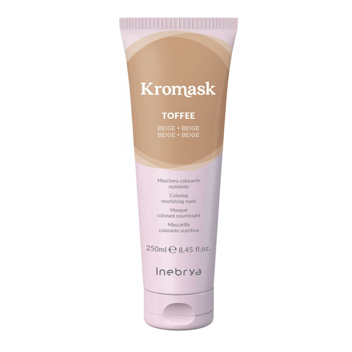 Тонирующая питательная маска для волос Inebrya Kromask Бежевый Toffee, 250 мл