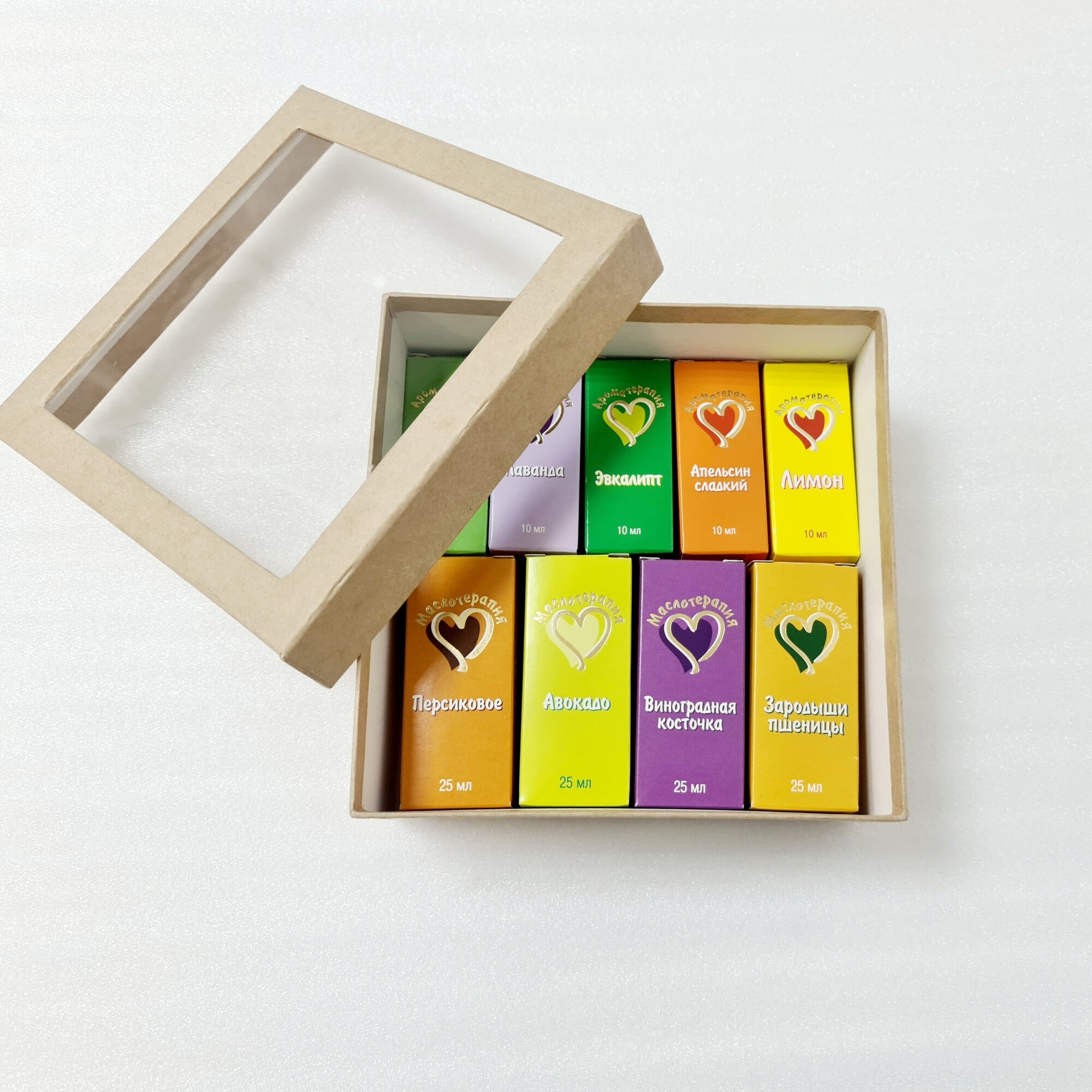 Набор эфирных и базовых масел для ароматерапии и массажа/НатурВита