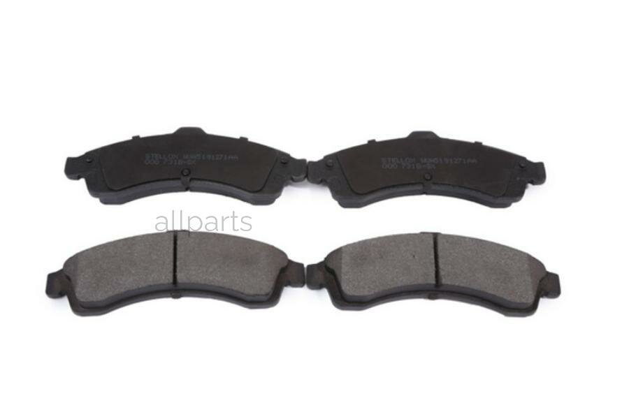 STELLOX 000731BSX колодки дисковые задние! с антискрип. пл.\ Chryusler Sebring, Dodge Avenger/Caliber 07>