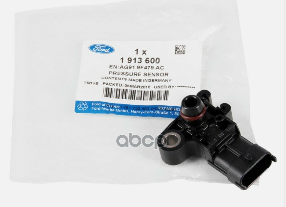 Датчик давления воздуха! Ford Focus III/C-Max/Transit/Mondeo 1.0-2.0/2.2TDCi 11> FORD арт. 1913600