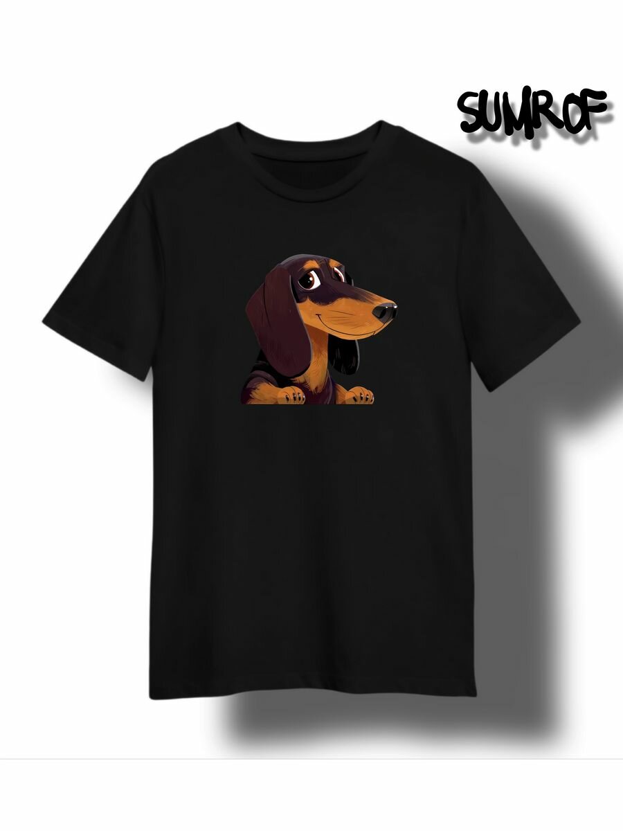 Футболка собака такса