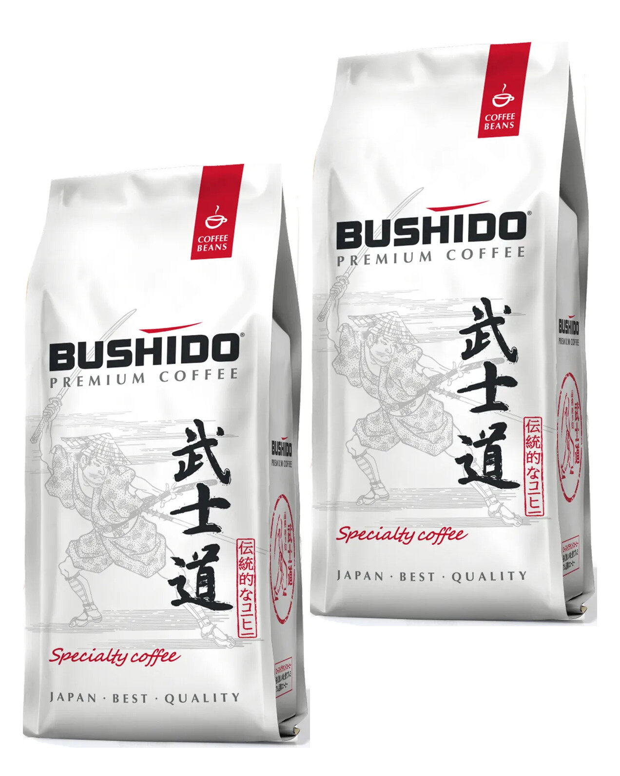 Кофе в зернах Bushido Specialty Coffee, арабика, 227 г, 2шт