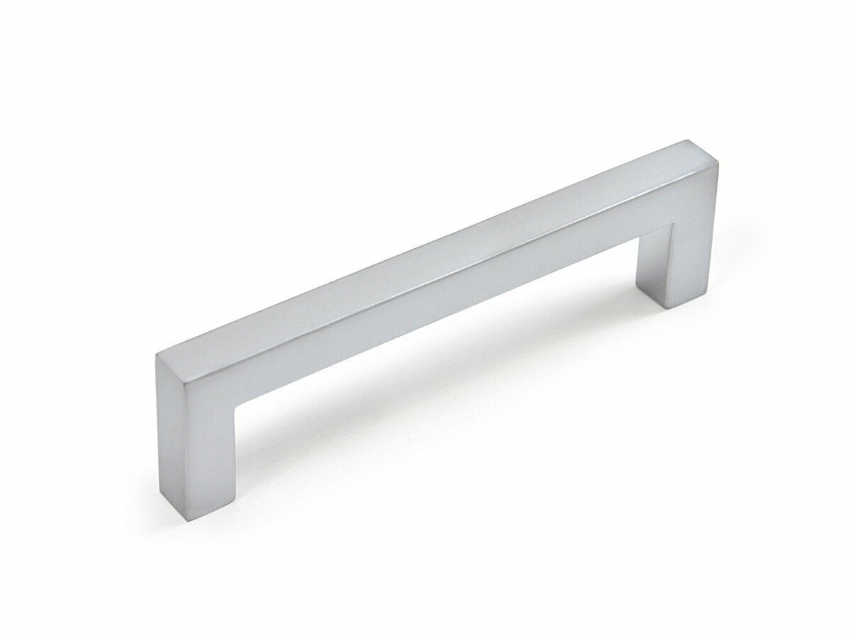 Ручка скоба мебельная QUADRA RS043SC.4, Матовый хром, 105*9*28 мм