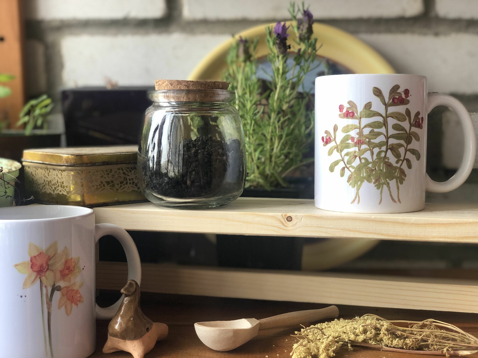 Кружка авторская Брусника