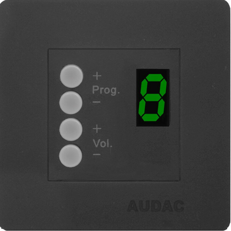 Панель управления для трансляции Audac DW3018/B