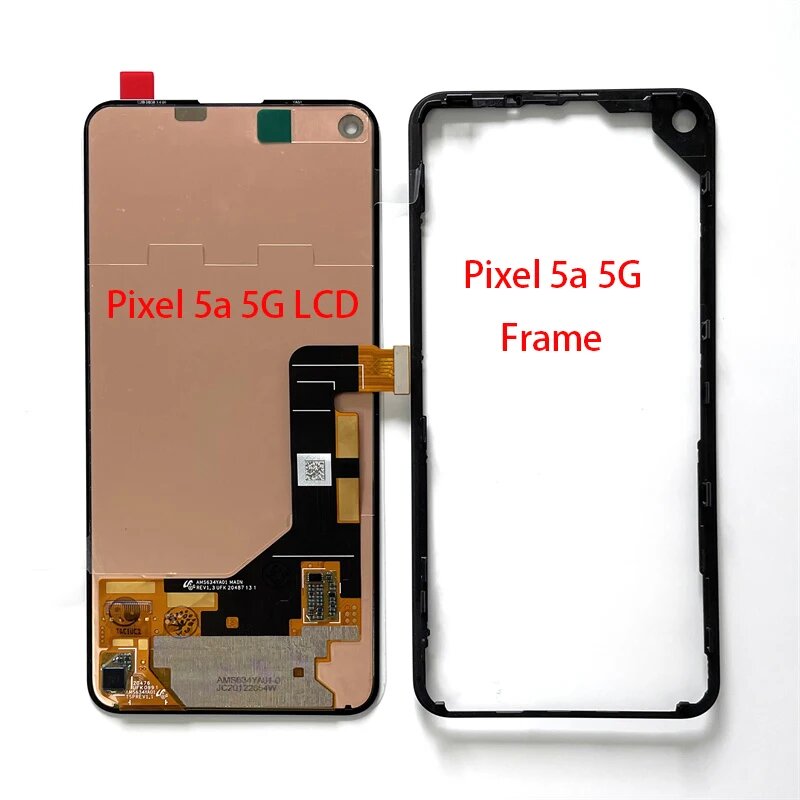 Оригинальный 6,34-дюймовый OLED-ЖК-дисплей для Google Pixel 5a 5G Pixel 5a, дигитайзер сенсорной панели для Google 5a Pixel 5a, ЖК-рамка