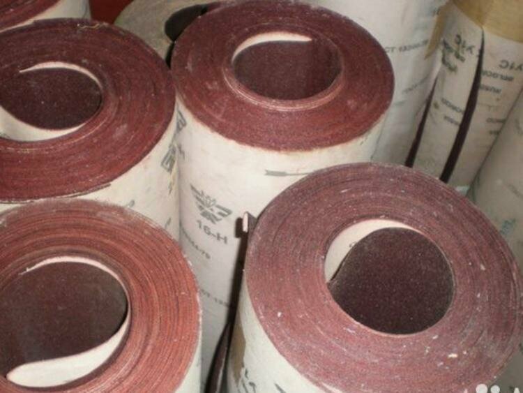 Шкурка шлифовальная ткань водостойкая 12Н, 14А 800 мм - 1000 мм ГОСТ 13344-79