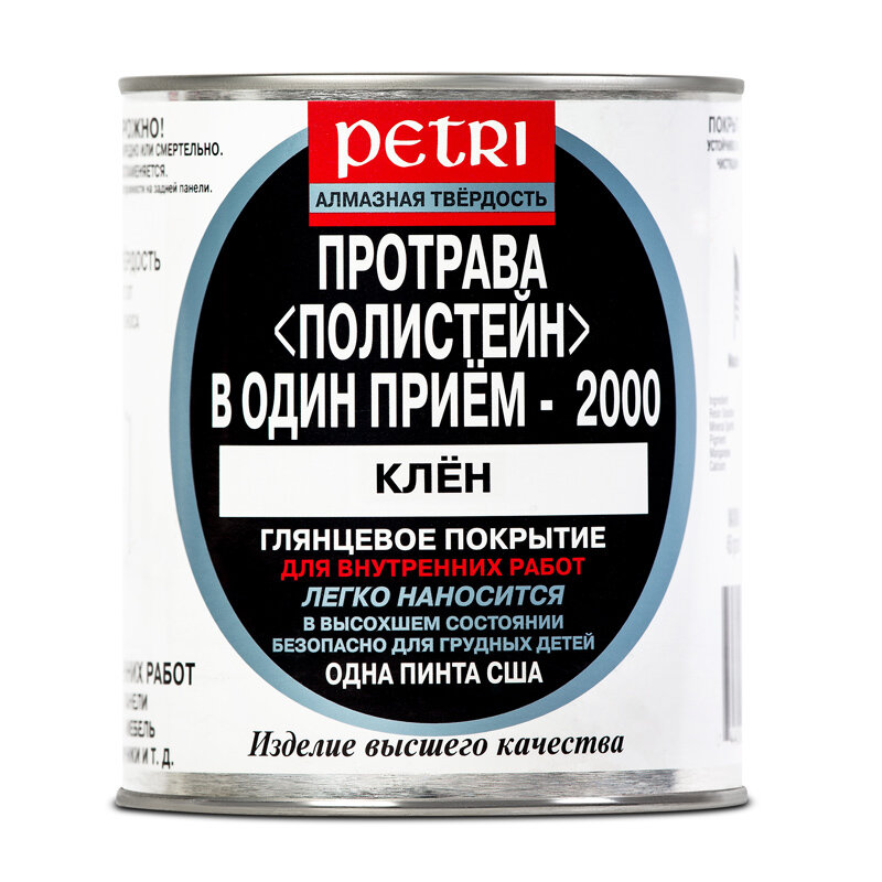 Полиуретановый цветной лак Петри/Petri Polystain (цвет Клен)