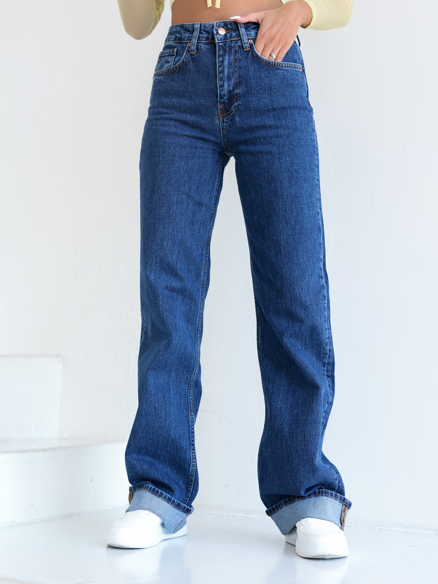 Джинсы Джинсы на высокий рост прямые 