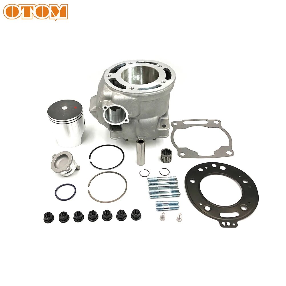 Комплект цилиндров 66,8 мм OTOM для мотоциклов DT230, MT250, TSE250, поршневое кольцо, уплотнительная прокладка, подшипник шатуна для двигателя YAMAHA 1 Kit