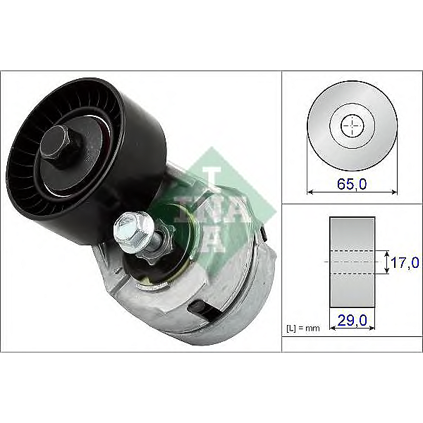 INA 534010920 (02110705863P / 0340495SX / 03531) натяжитель поликлинового ремня alfa romeo: 145 / 146 / 155 1.4 / 1.6 / 1.7