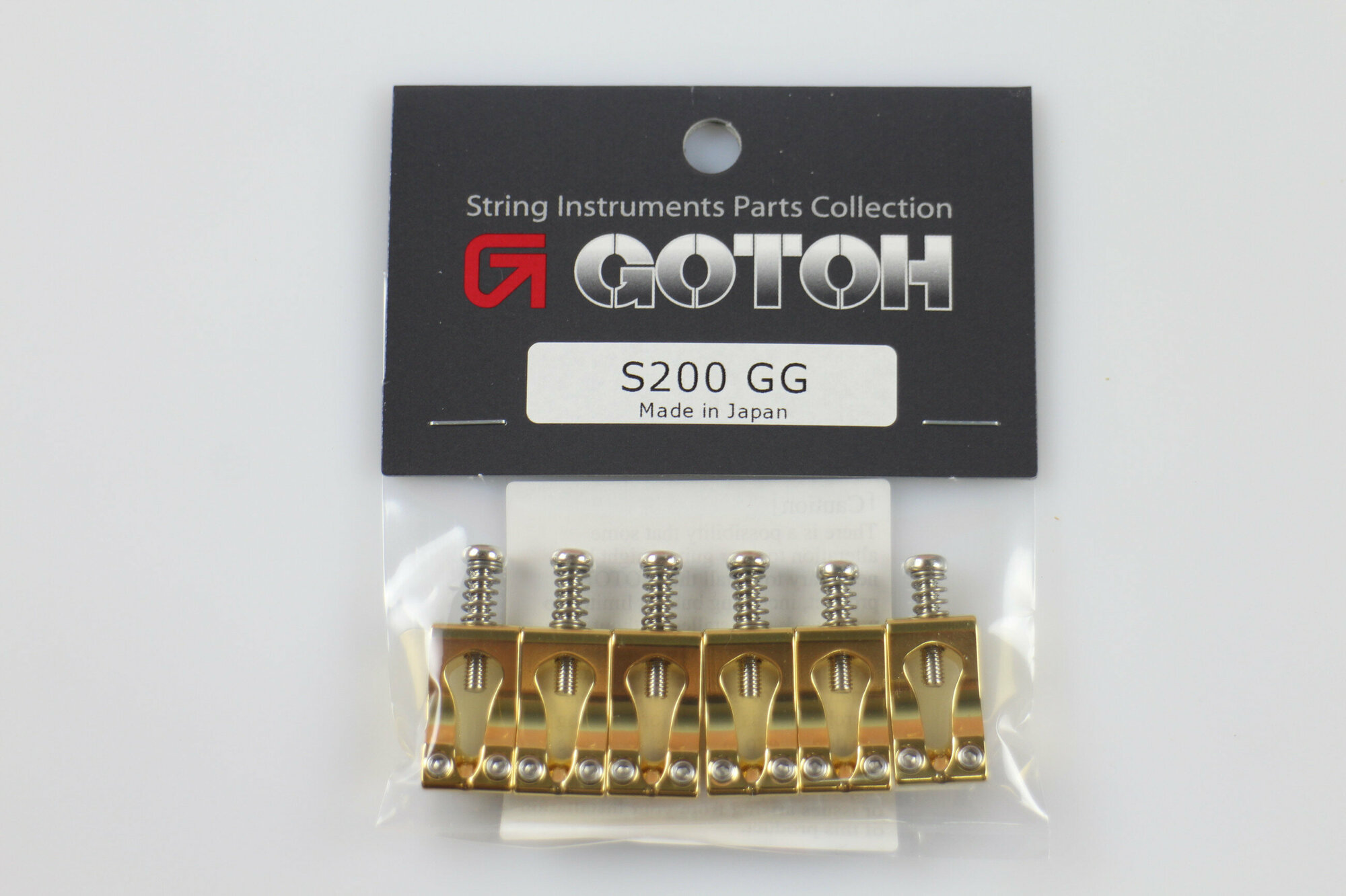 GOTOH S200 набор седел 6 шт, золото