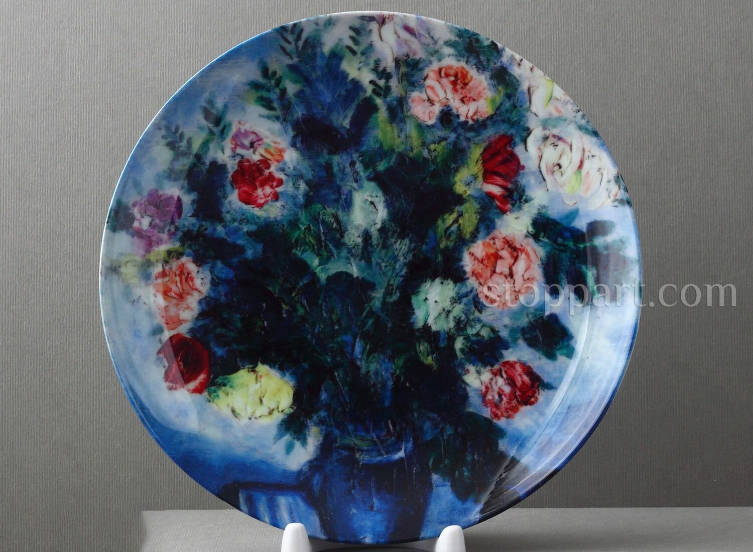 Декоративная тарелка Шагал Марк Захарович Букет