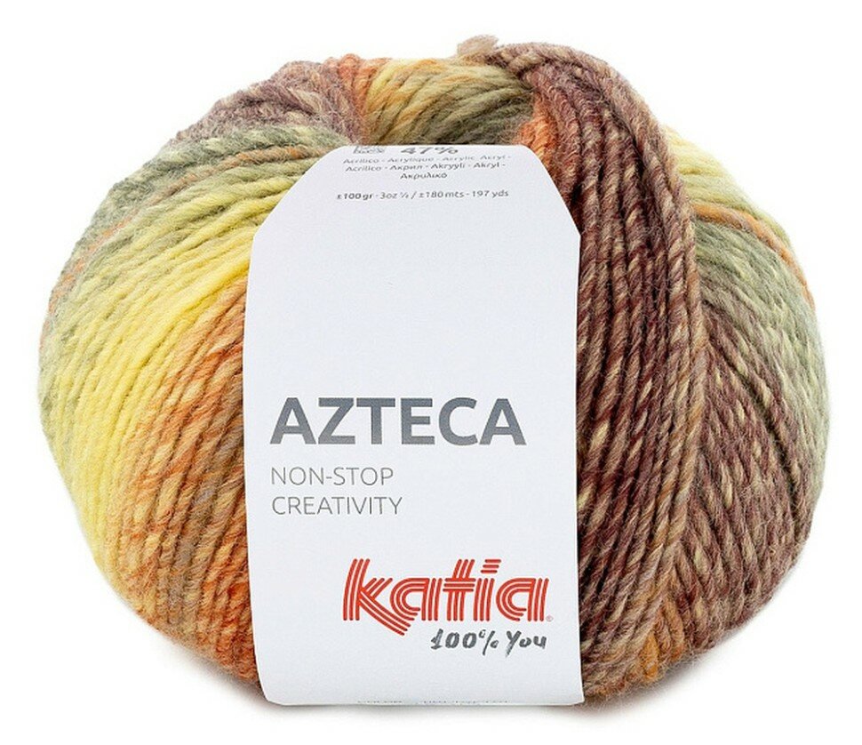Пряжа #493.7890 Azteca 100 г 180 м Katia