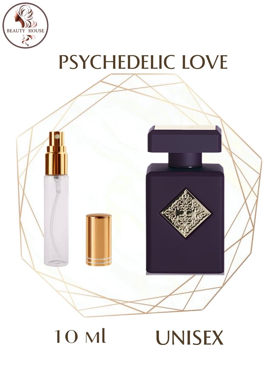 Духи парфюм PSYCHEDELIC LOVE спрей 10 мл унисекс, цветочный аромат