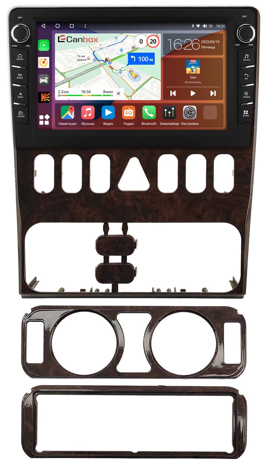 Штатная магнитола Mercedes-Benz E (w210, s210) 1996-2002 Canbox H-Line 7834-9-2584 Android 10 (4G-SIM, 6/128, DSP, IPS) С крутилками