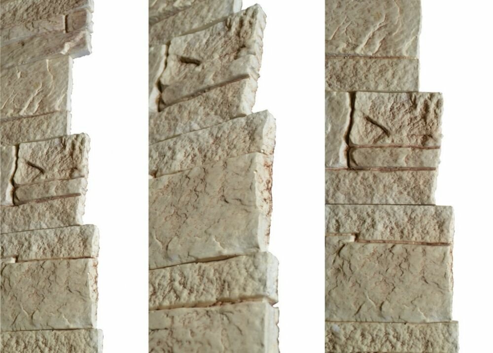 Завершающие Элементы Русский Камень 1м. п. Рваный Край Искусственного Камня Сланец Классический Артикул 02.00. К Викинг.