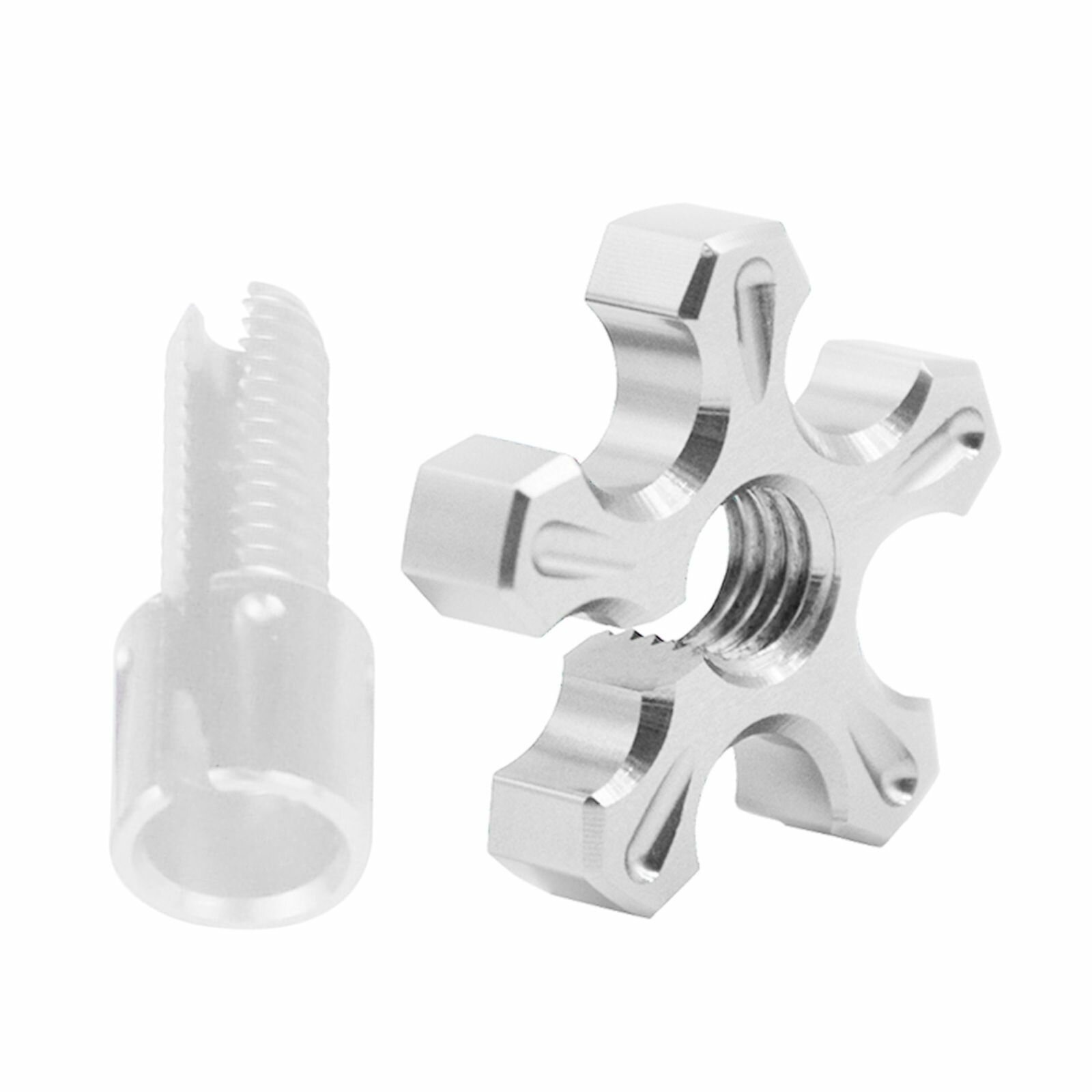 (1 комплект) Модифицированный винт регулировки сцепления мотоцикла - серебристый