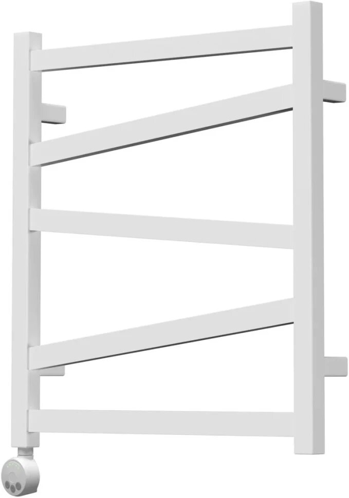 Полотенцесушитель электрический Point Феникс П5 PN15156WE 600x530, ТЭН левый/правый, белый матовый