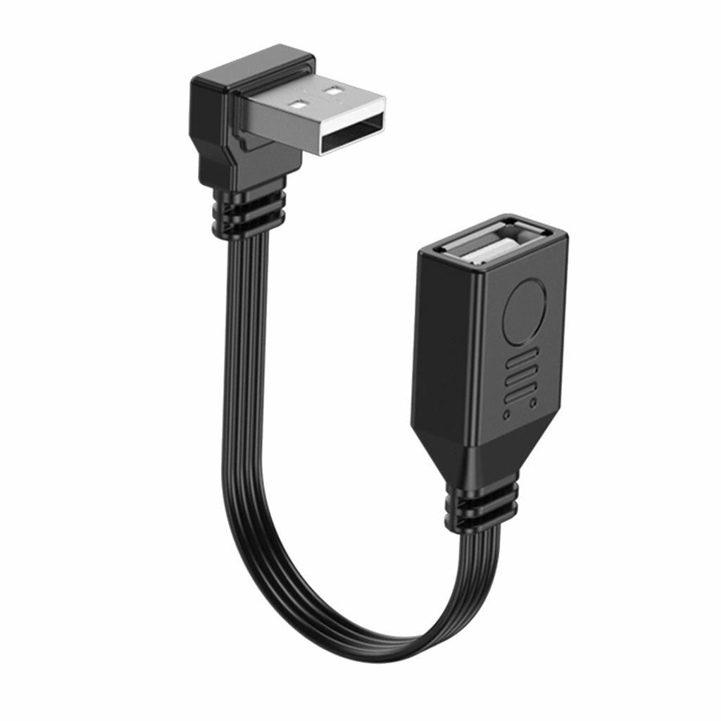 USB-концентратор, USB2.0 плоский угловой удлинитель - 5 см - вверх, 1 шт.