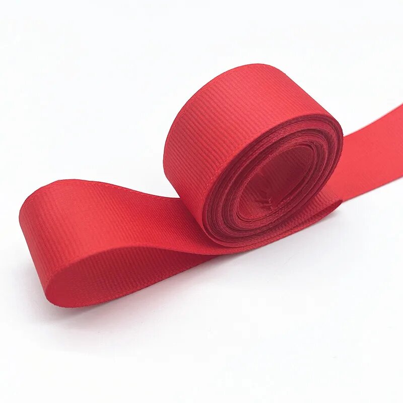 Цветная репсовая лента MYXHBBGT 5 ярдов Красный, 10, 10mm(5yards)