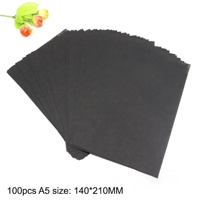 Бумага для рукоделия A4/A5, 100 листов Черный, A5 Black