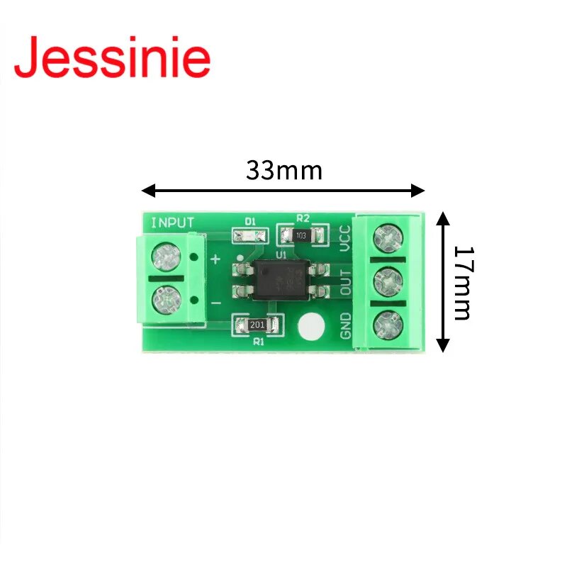 1-канальный изоляционный модуль оптопары 3 В-5 В 12 В 24 В фотоэлектрический изолятор, держатель рейки, плата приводного двигателя