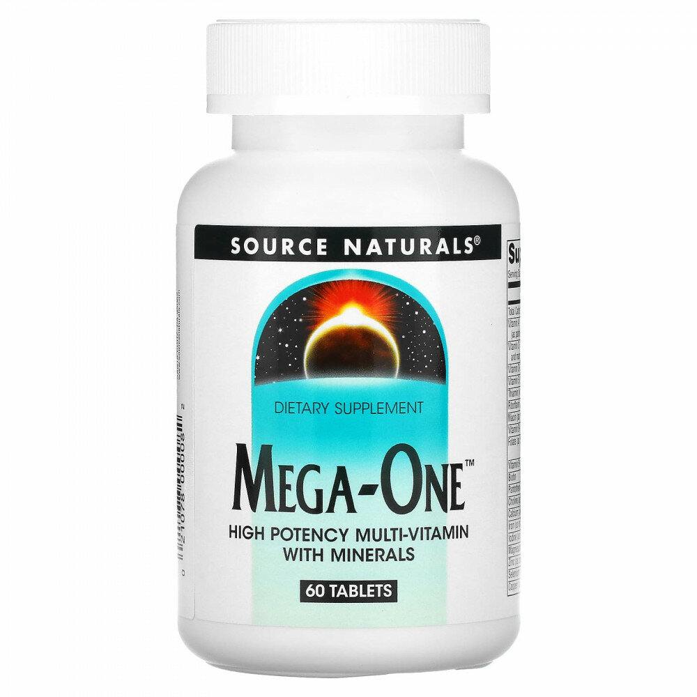 Source Naturals, Mega-One™, 60 таблеток