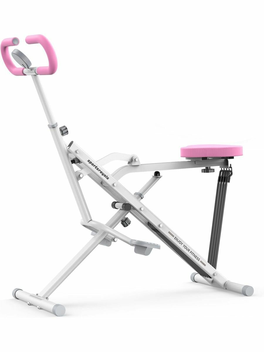 Домашний тренажер для приседаний, складной и регулируемый, для ягодиц и бедер, пресса и спины, жима ногами и тяги к бедрам