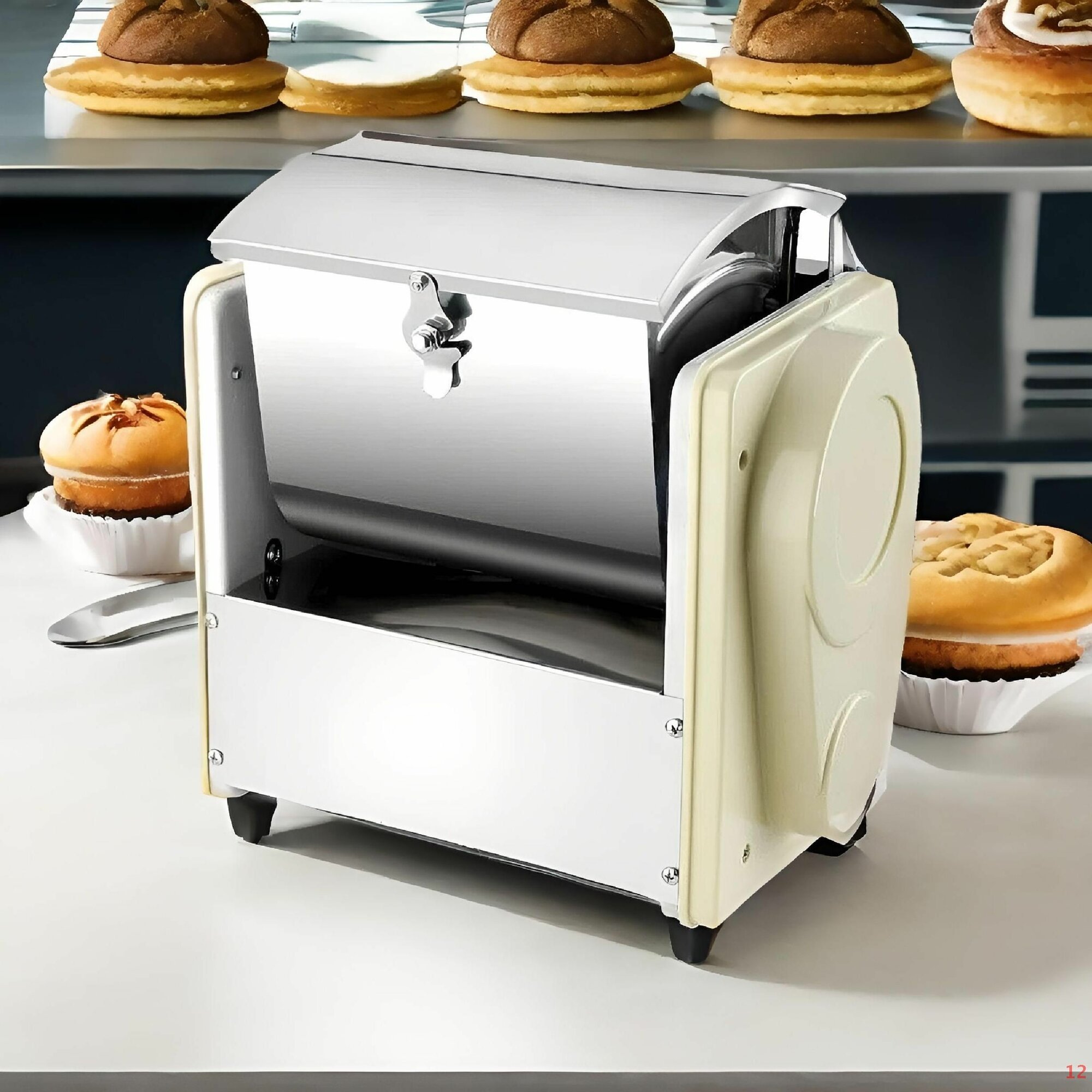 Тестомес горизонтальный Hurakan HKN-2HN