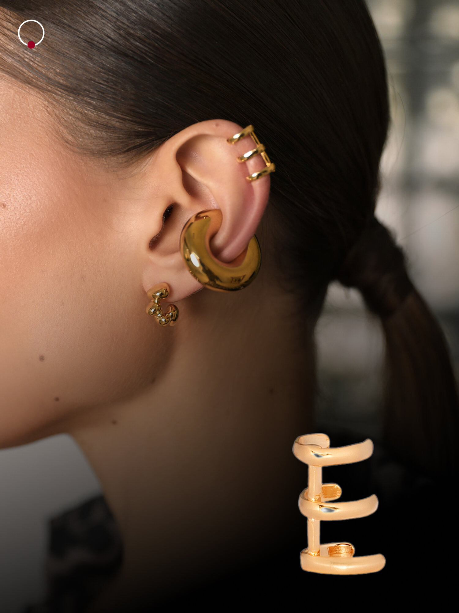 Моносерьга кафф