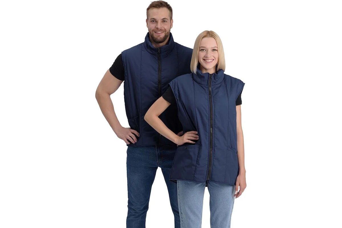 URSUS Жилет утепленный "рейнир", цвет: т. синий ЖИЛ895-001; 52-54 ЖИЛ895-001/52-54