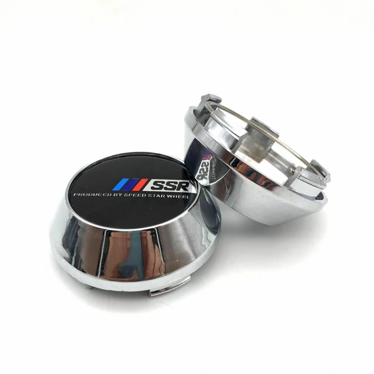 Колпачки заглушки на литые диски SSR 68/62/10 мм 4 шт.