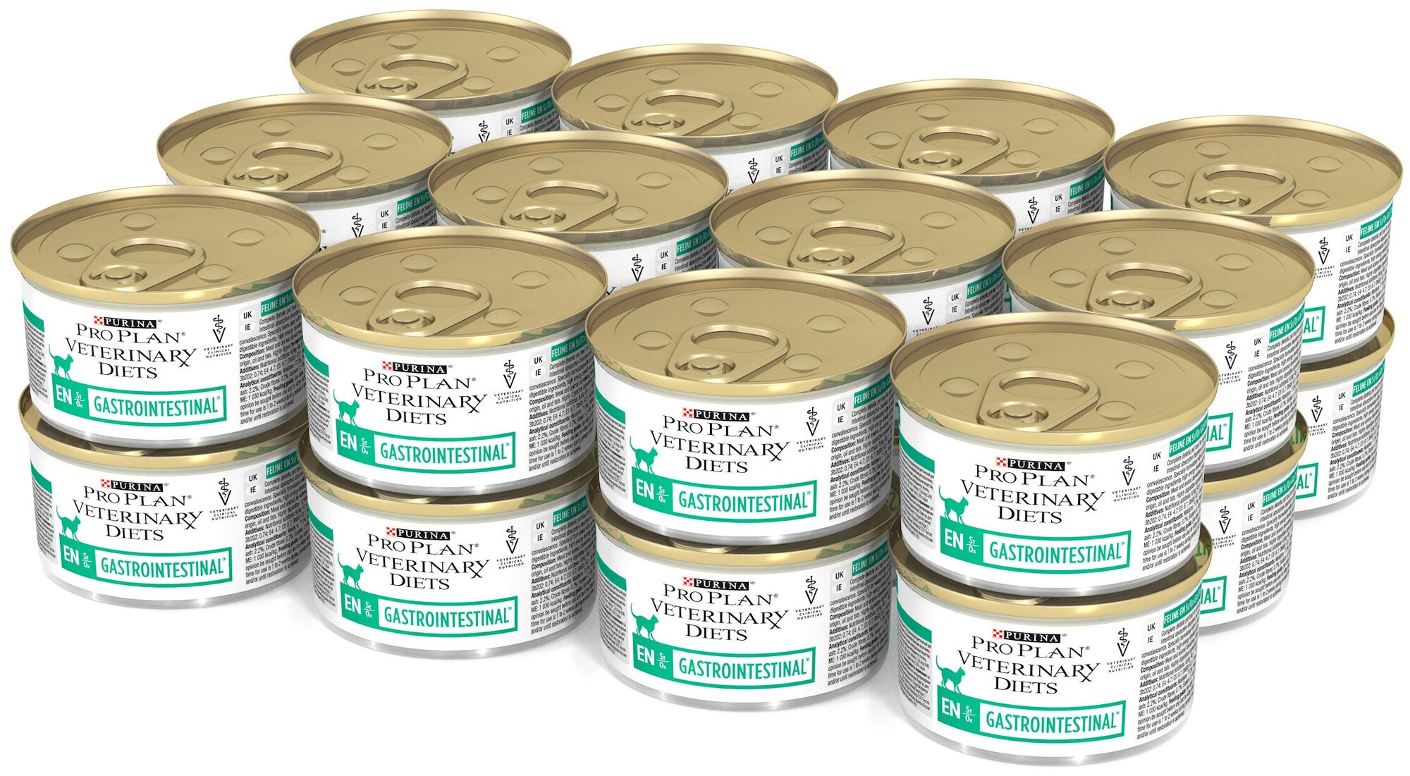 Влажный корм для кошек и котят Pro Plan Veterinary Diets EN St/Ox при расстройствах пищеварения 24 шт. х 195 г (паштет)