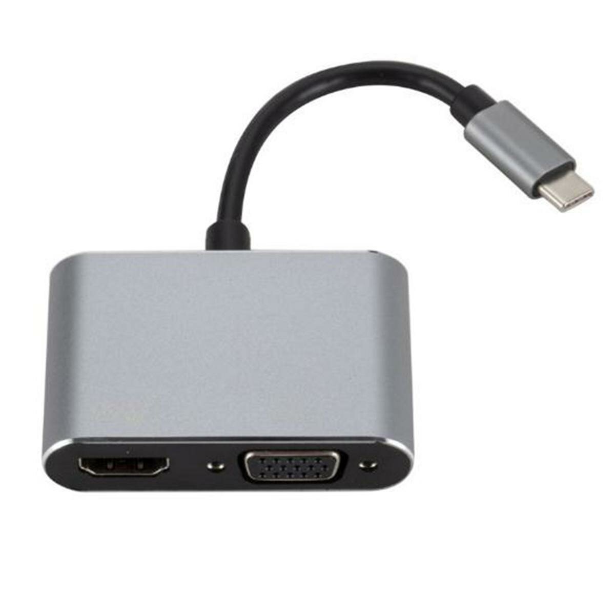 USB 3.1 Type C - VGA многопортовый адаптер USB C - HDMI 4K UHD конвертер порт-концентратор